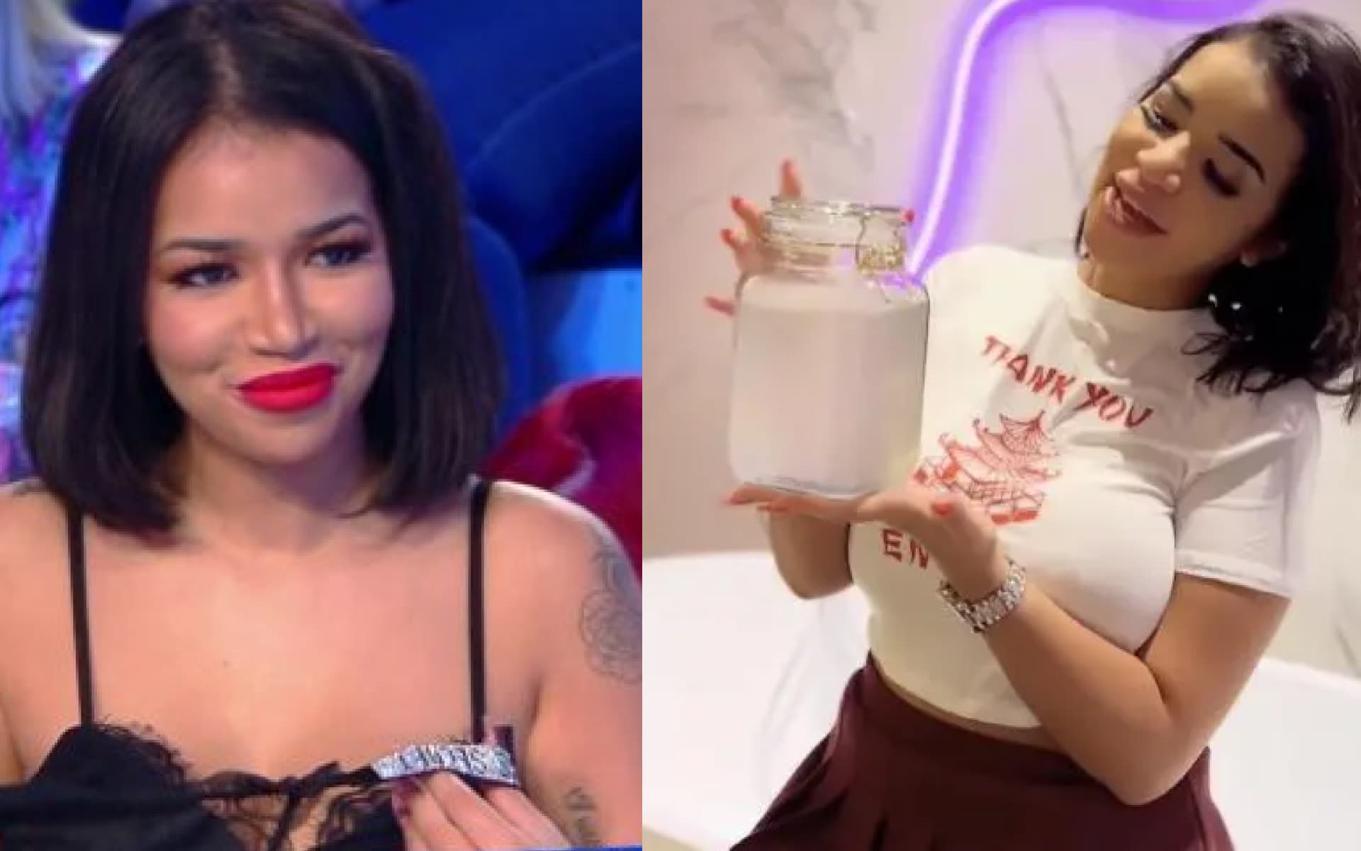 Ruby Nikara vend de l'eau de son bain pour 1500 euros pour des associations